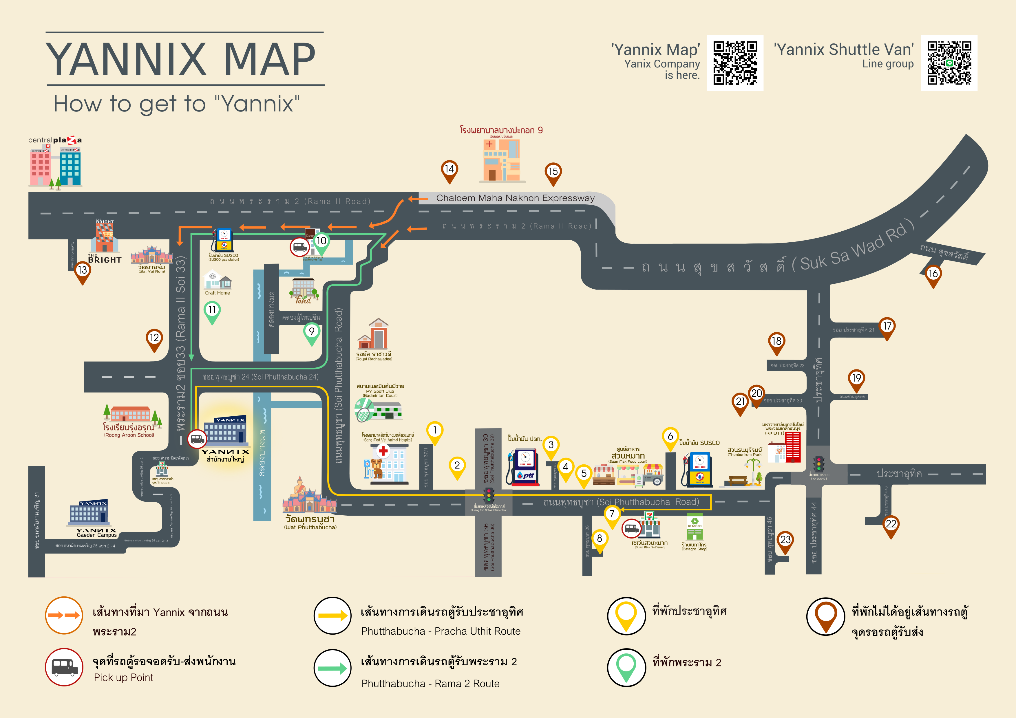Map – YANNIX