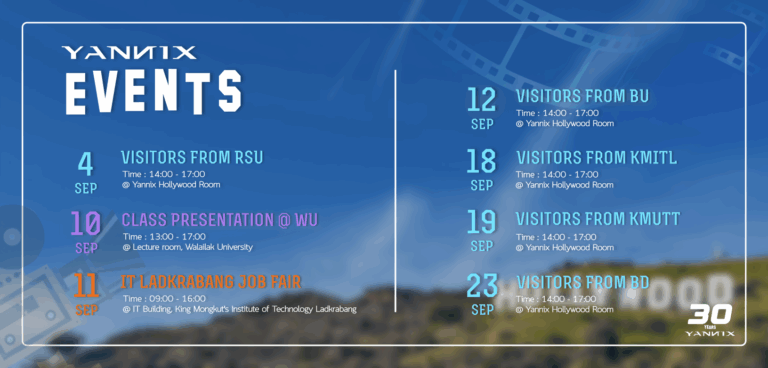 Yannix – Work in Hollywood Live in Thailand – YANNIX